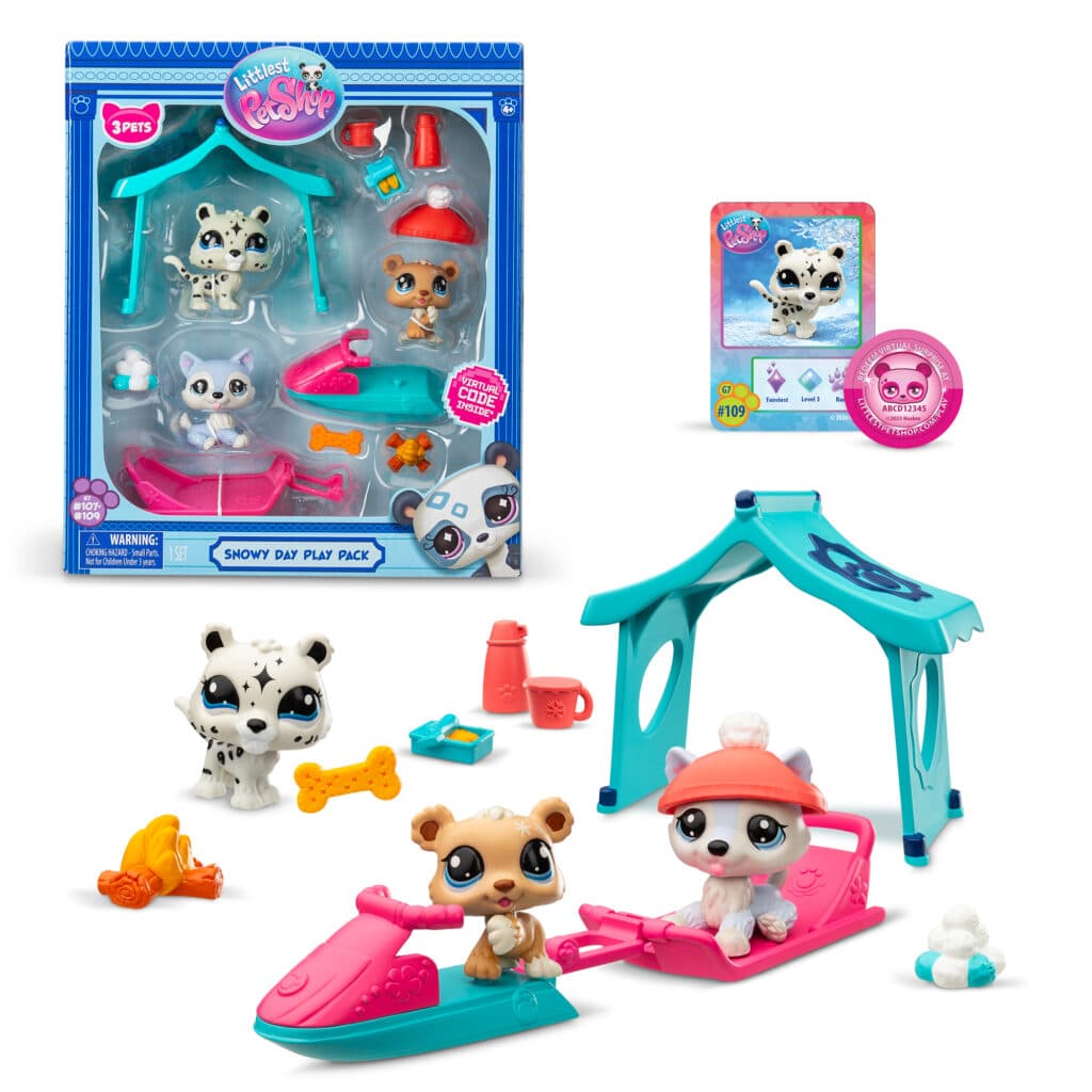 Snowy Day Play Pack - Littlest Pet Shop