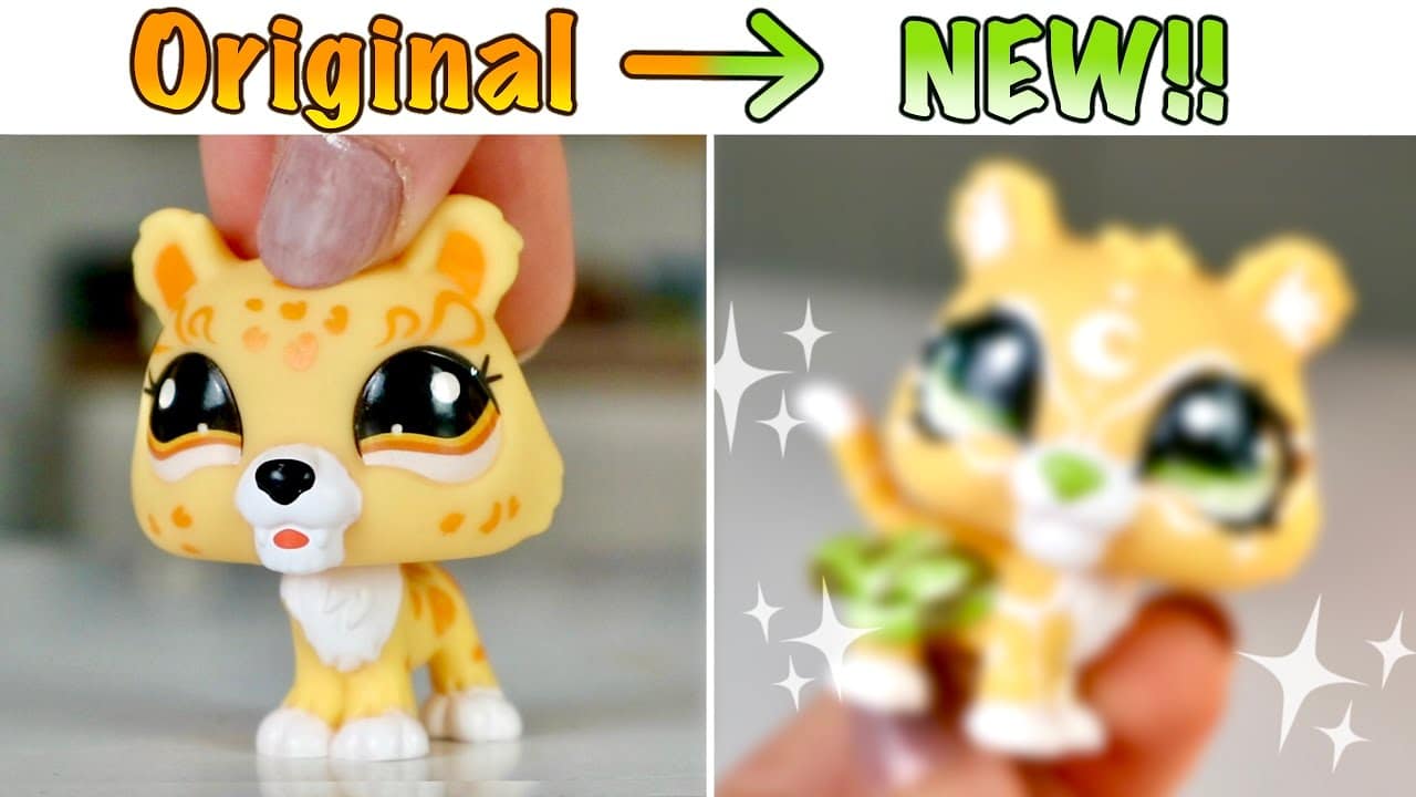 LPS Makeover #3 Leopard Cat - Littlest Pet Shop
