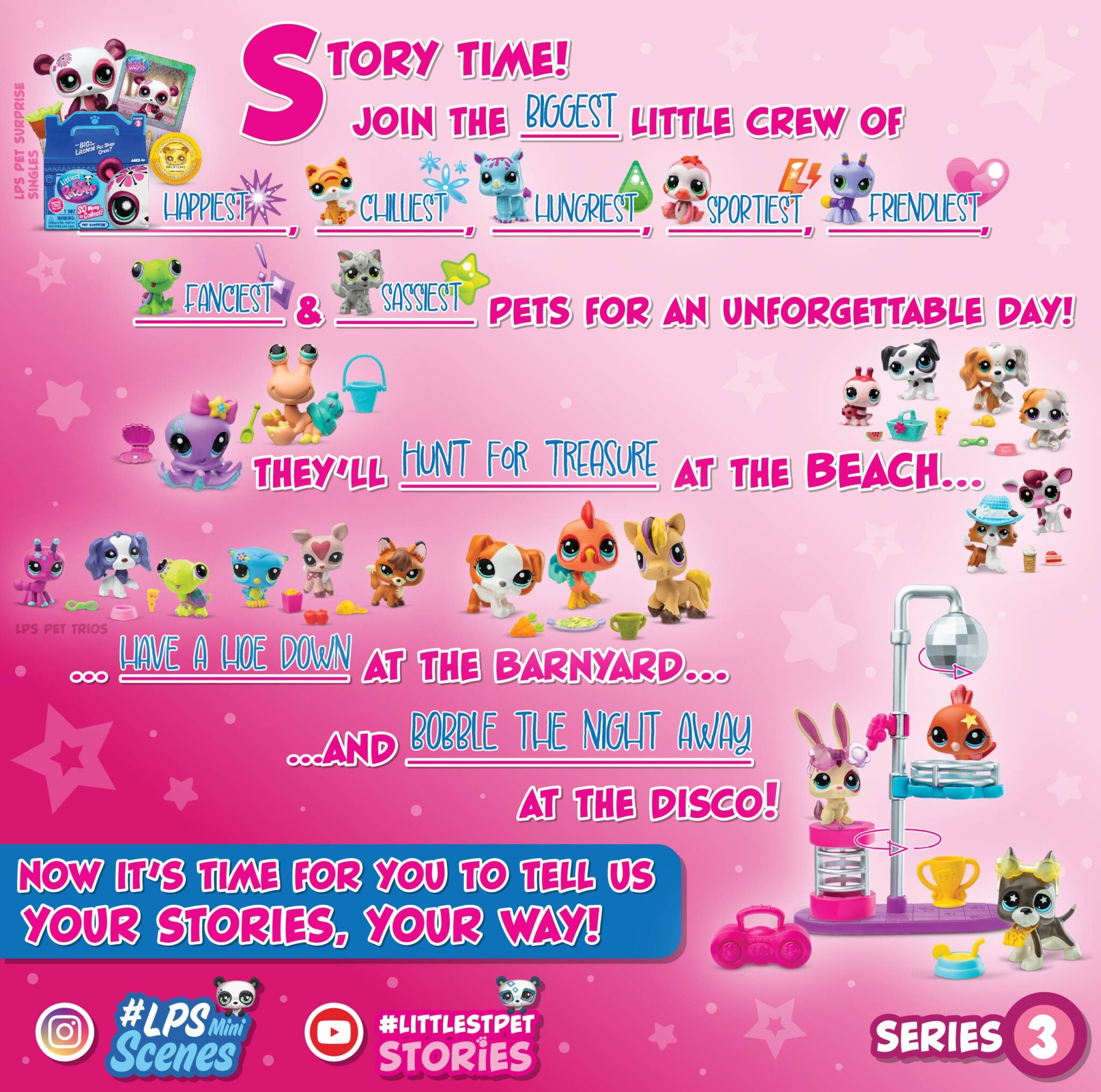 Creëer je eigen verhaal met het Littlest Pet Shop Storyboard