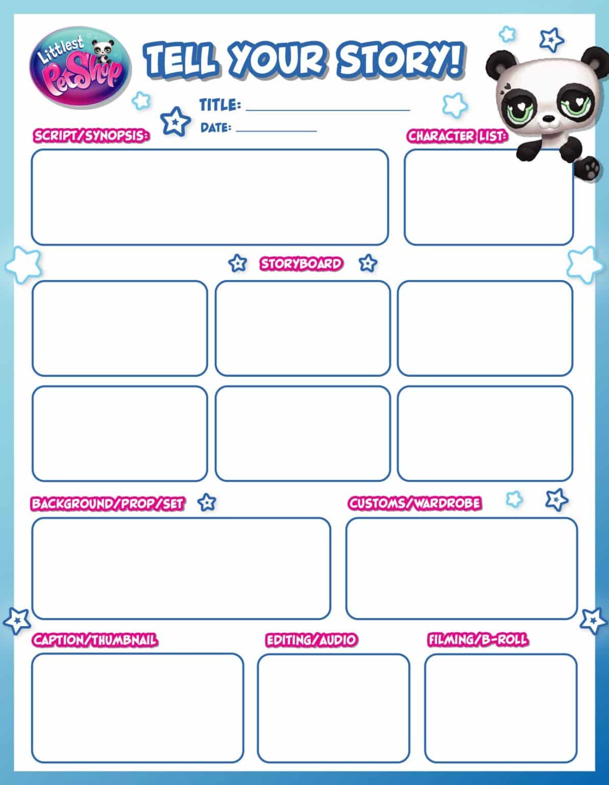 Create Your Story with the Littlest Pet Shop Story Board